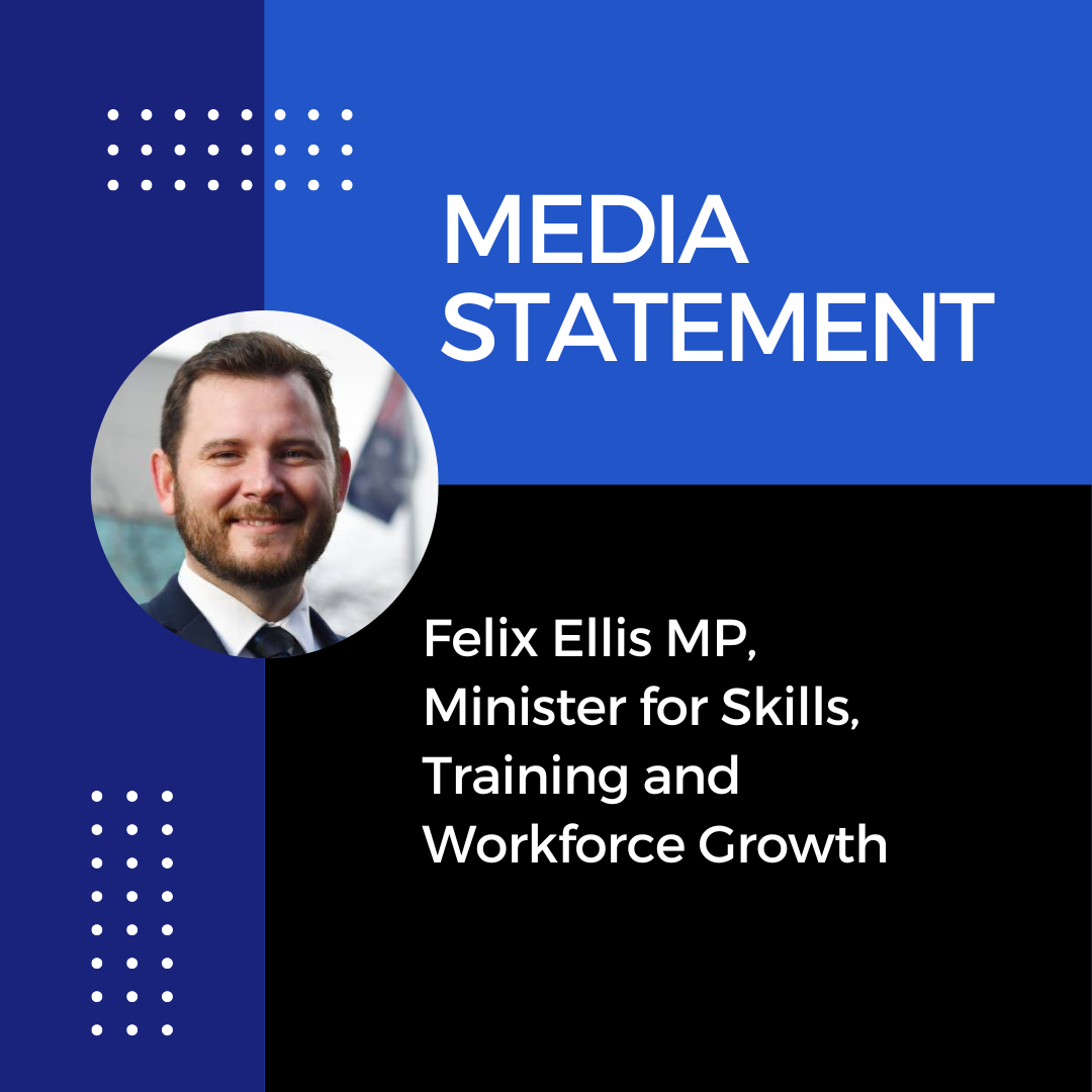 Felix Ellis MP, Minister for Skills, Training and Workforce Growth ...